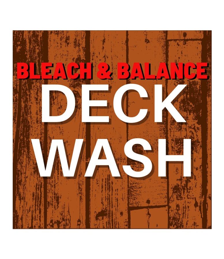 Deck Wash Bleach & Balance - Georgia Chemical Equipment Company, Inc.